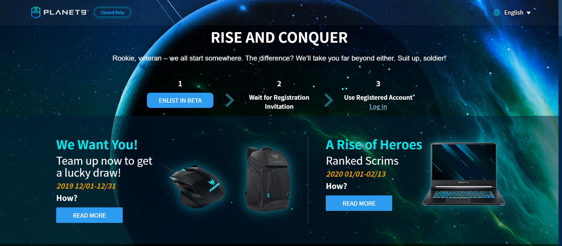 Acer Expands Closed Beta for Planet9, a Next-Gen Esports Platform