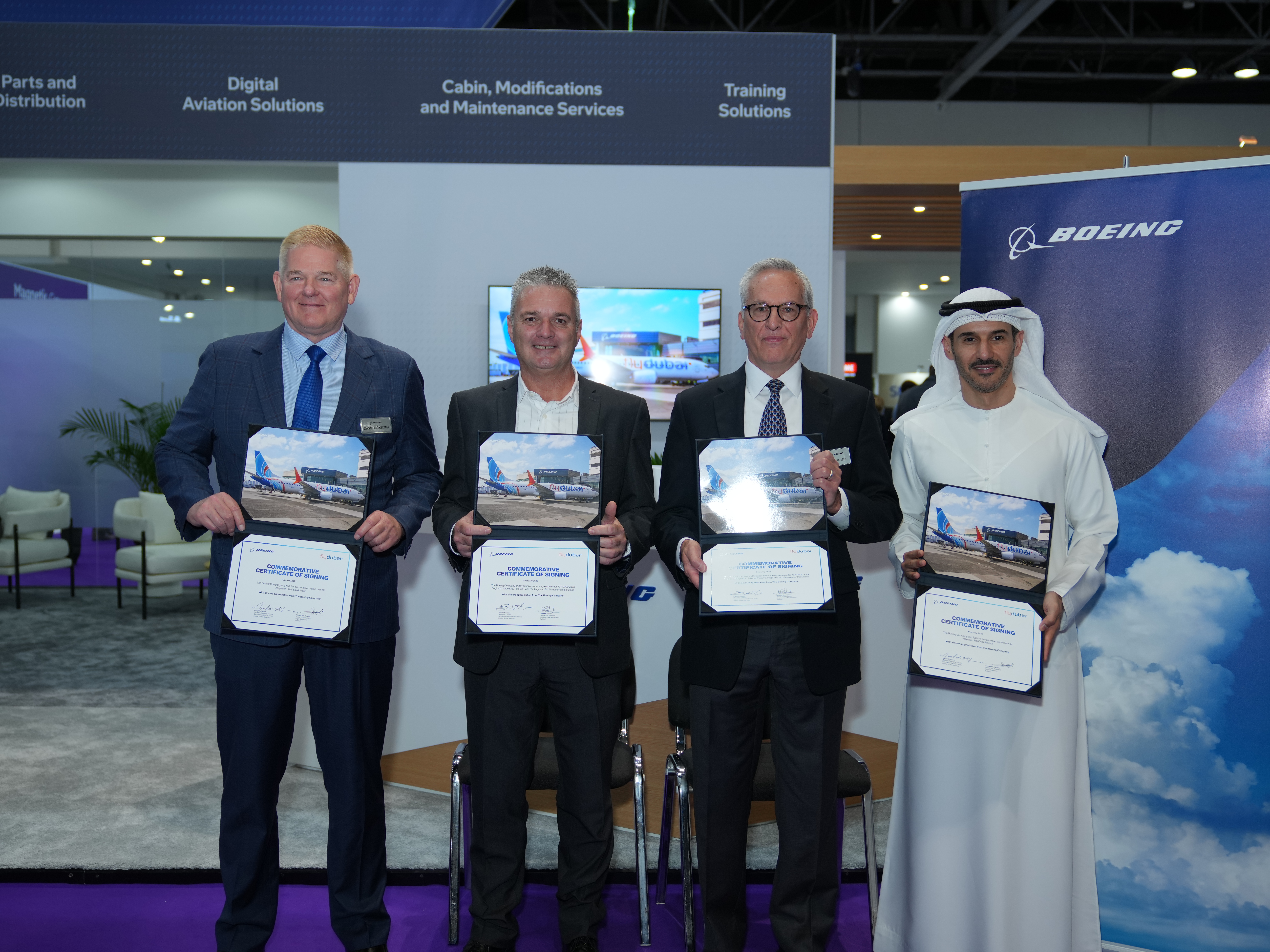 flydubai signs new Boeing services agreements