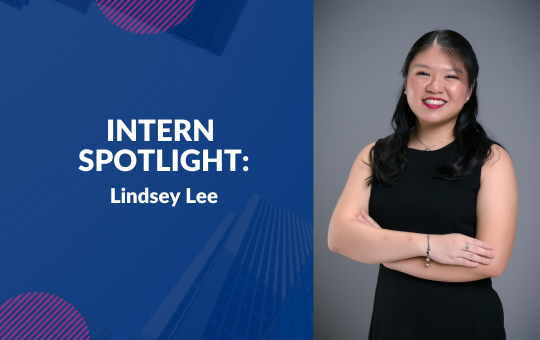 Intern Spotlight: Lindsey Lee’s Internship Journey with Us