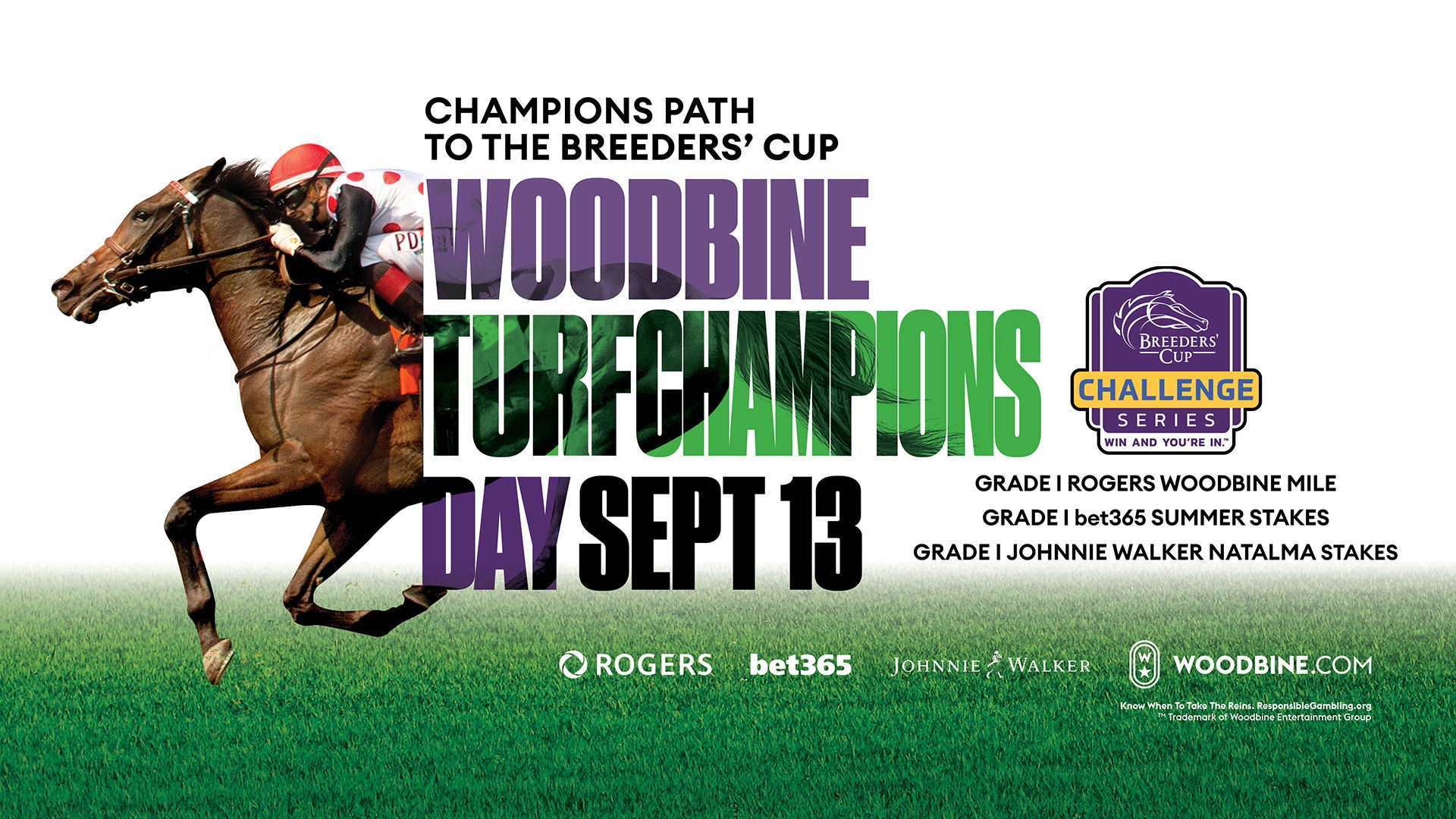 Woodbine Announces Wagering Menu for Turf Champions Day