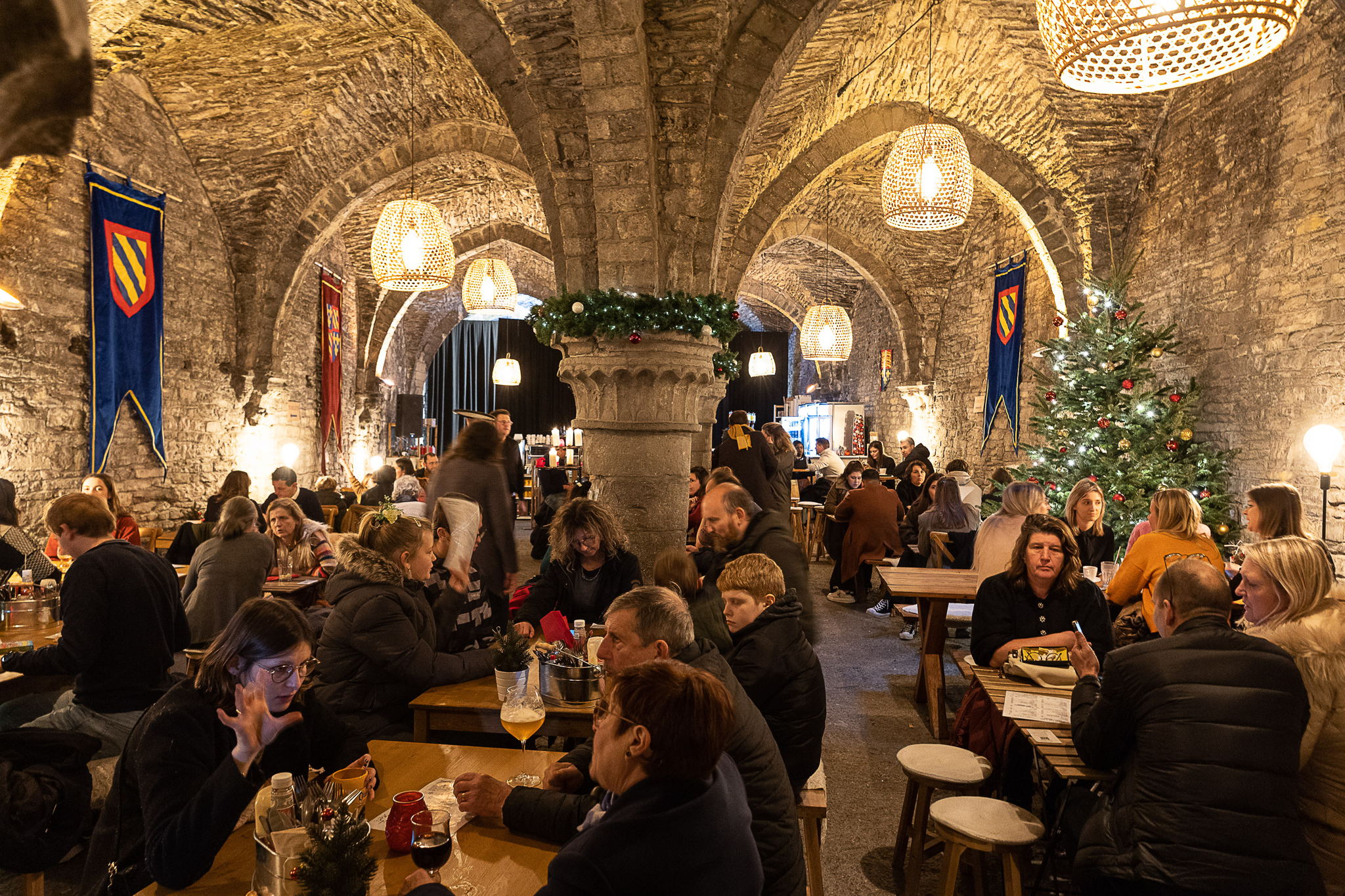 Gravensteen: from court, to cotton factory, to winter bar experience