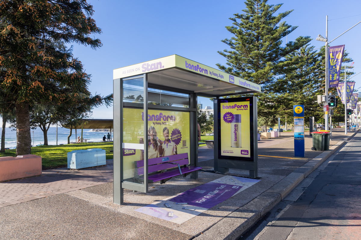 STAN DELIVERS BEACHSIDE 'TANSFORM' STUNT, INSPIRED BY THE UPCOMING ...