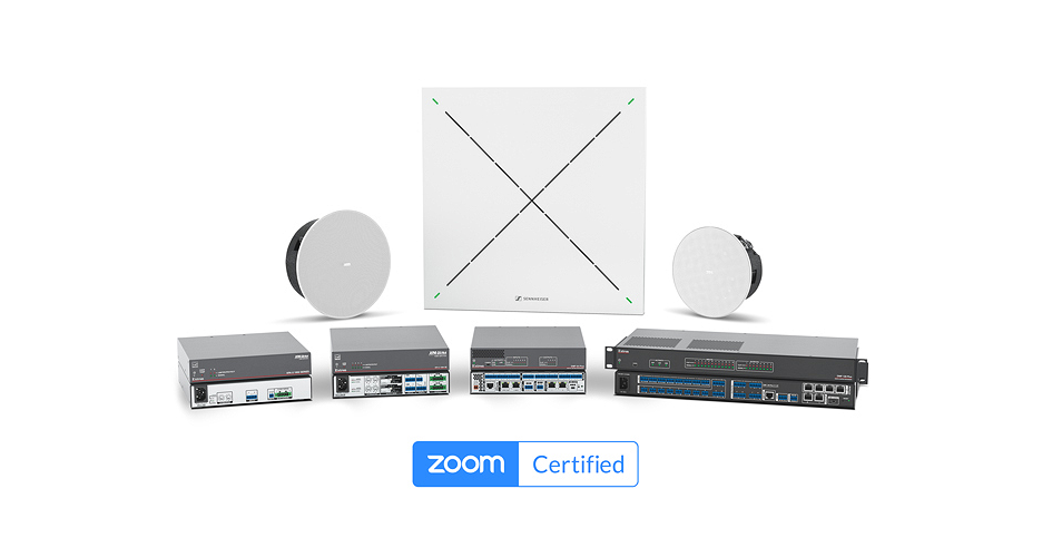 Extron and Sennheiser Bundles Are Now Certified for Zoom Rooms