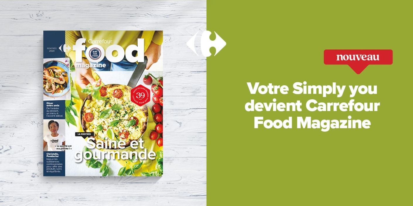 Simply You devient Carrefour Food Magazine
