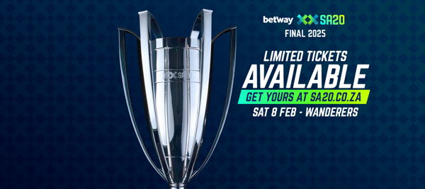 Limited tickets released for Betway SA20 Final