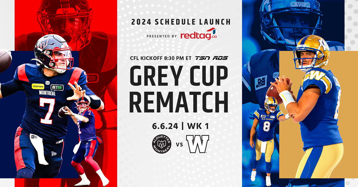 HOLIDAY CHEER: RED TAG AND CFL UNVEIL 2024 SCHEDULE