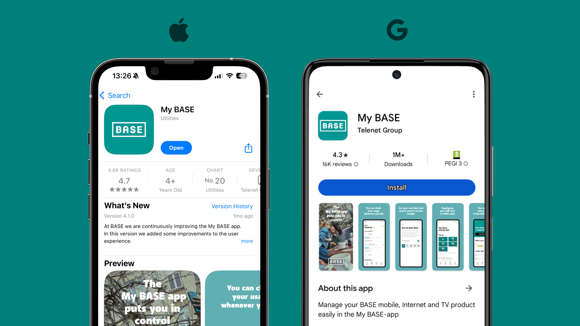BASE met My BASE-app beloond voor investeringen in digitale klantenervaring