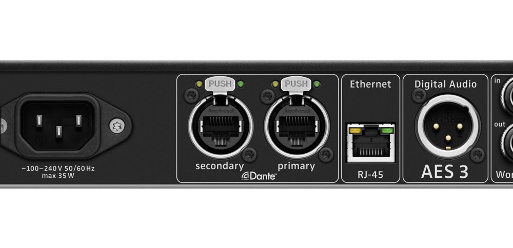 DIGITAL 6000 UPGRADED TO FEATURE SECONDARY DANTE PORT AND COMMAND FUNCTION