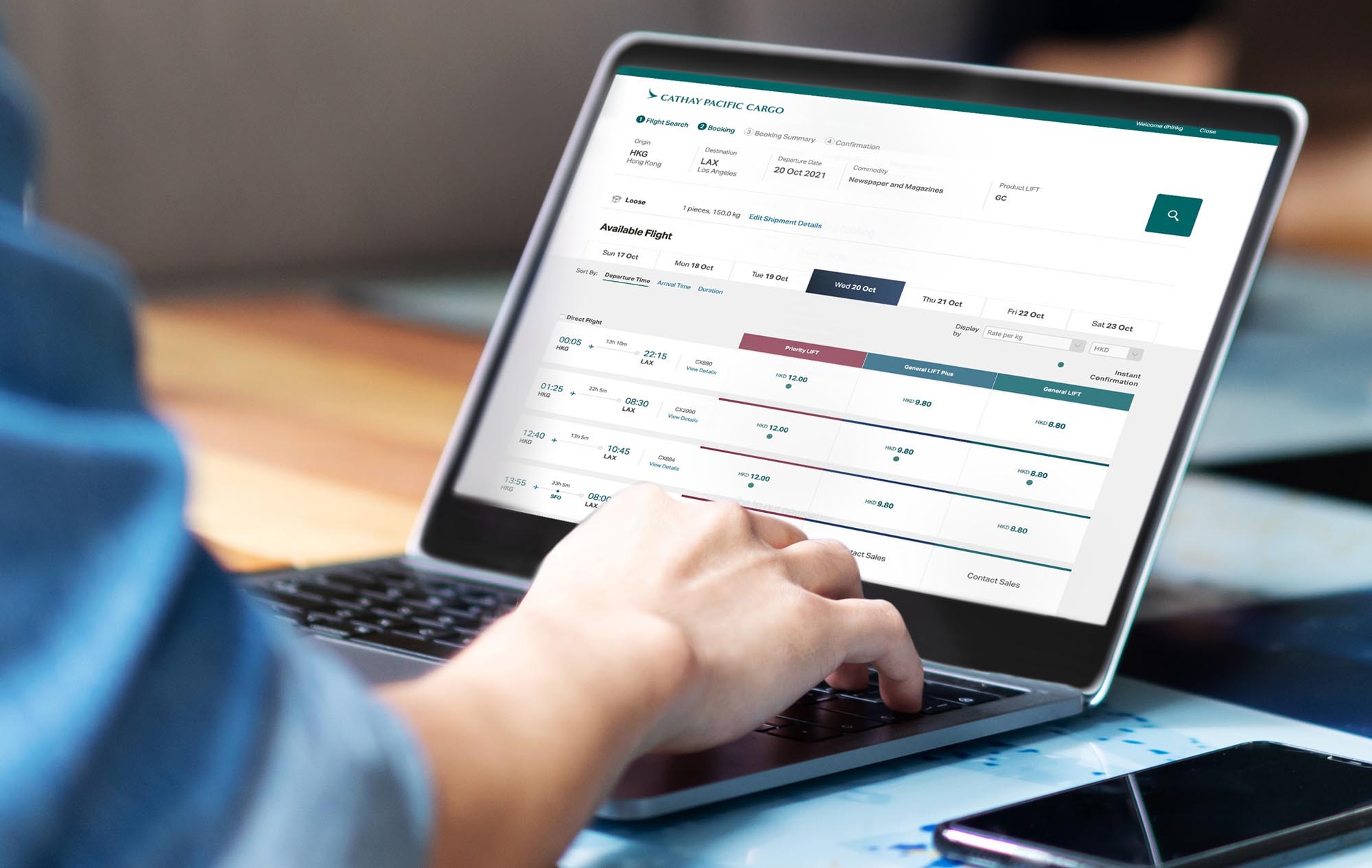 Cathay Pacific Cargo launches new cargo-booking platform ‘Click & Ship ...