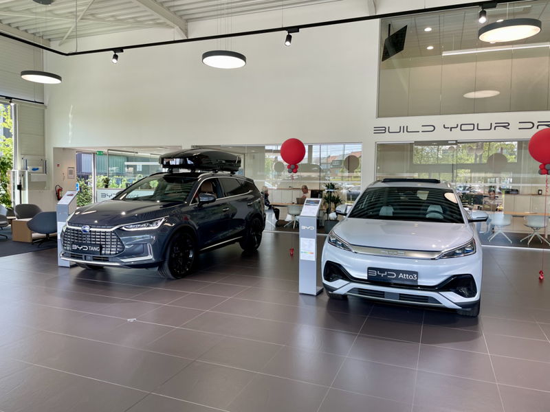 Media gallery: Inchcape BYD Showroom Antwerp Belgium