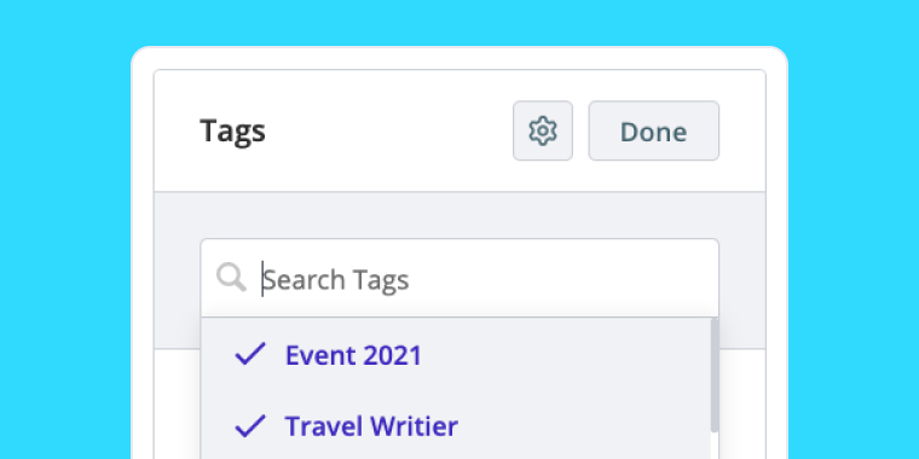 Tagging your contacts | Help Section