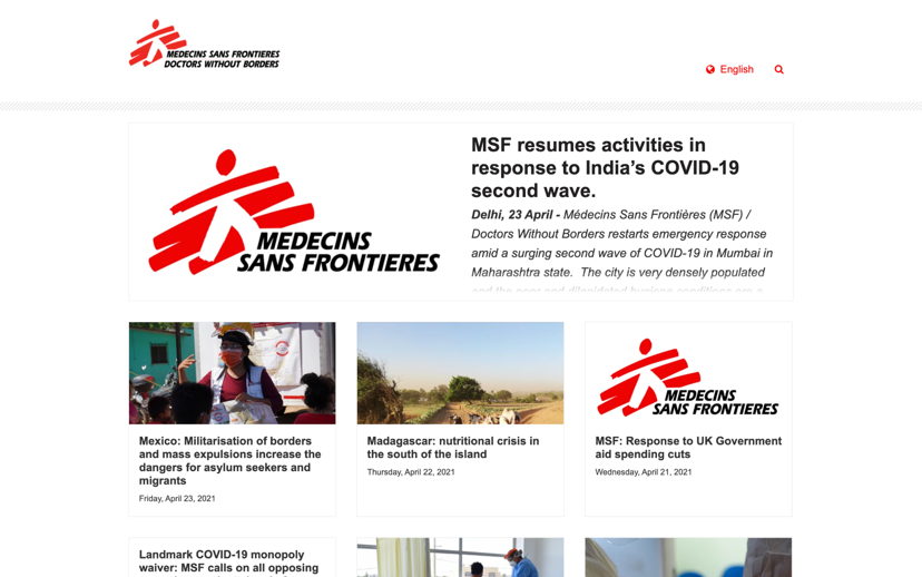 msf sa Case Study : Bootstrapping your PR: How one global nonprofit ...