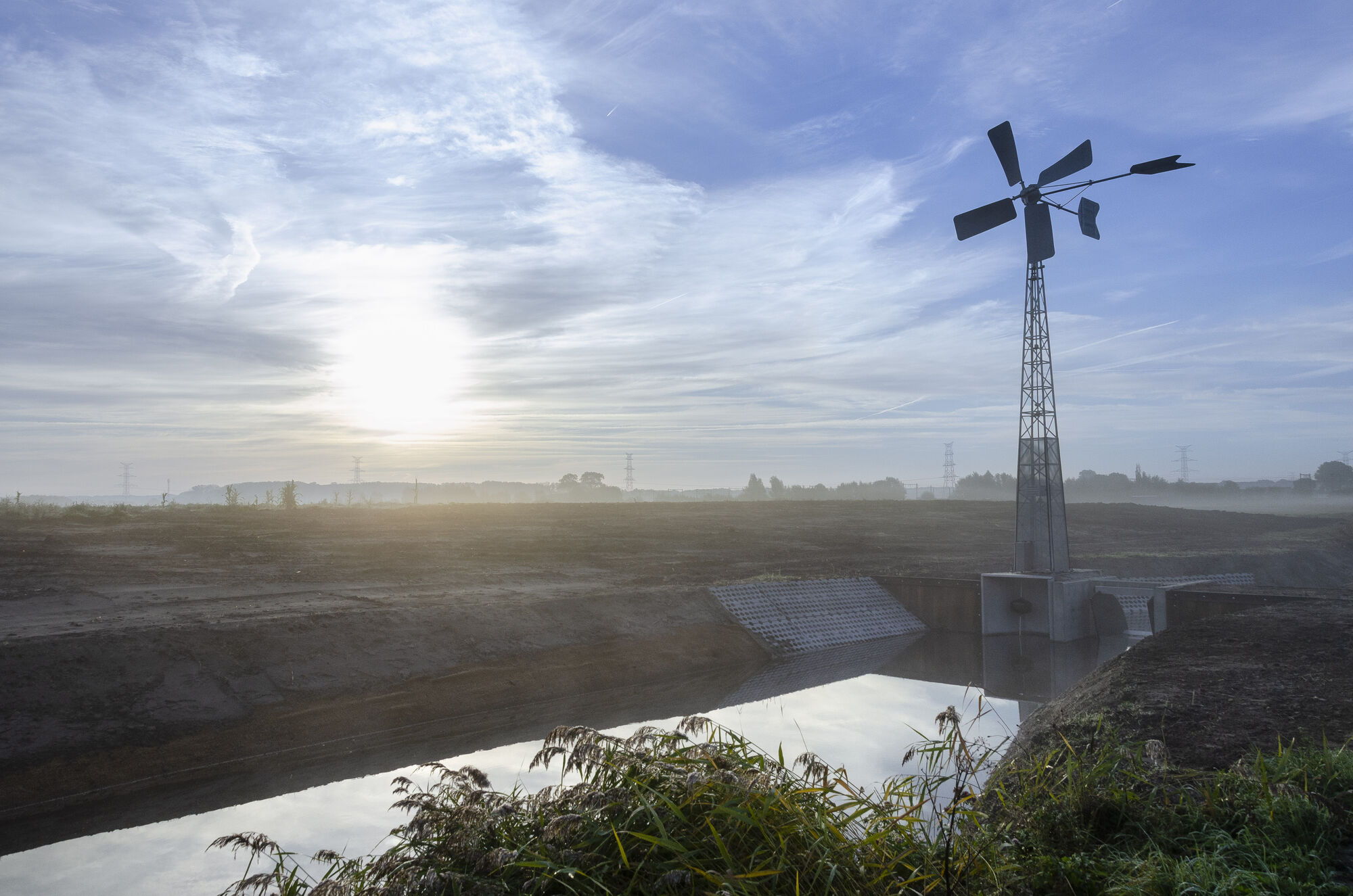 10 hectare nieuwe natte natuur in Jabbeke