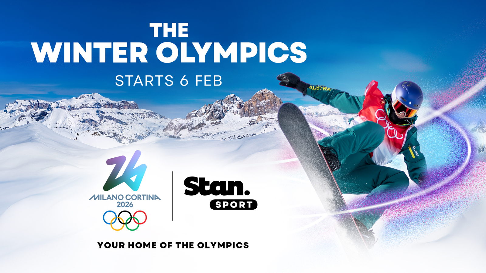 THE GREATEST SHOW ON THE SNOW THE WINTER OLYMPICS LAUNCHES ON STAN SPORT