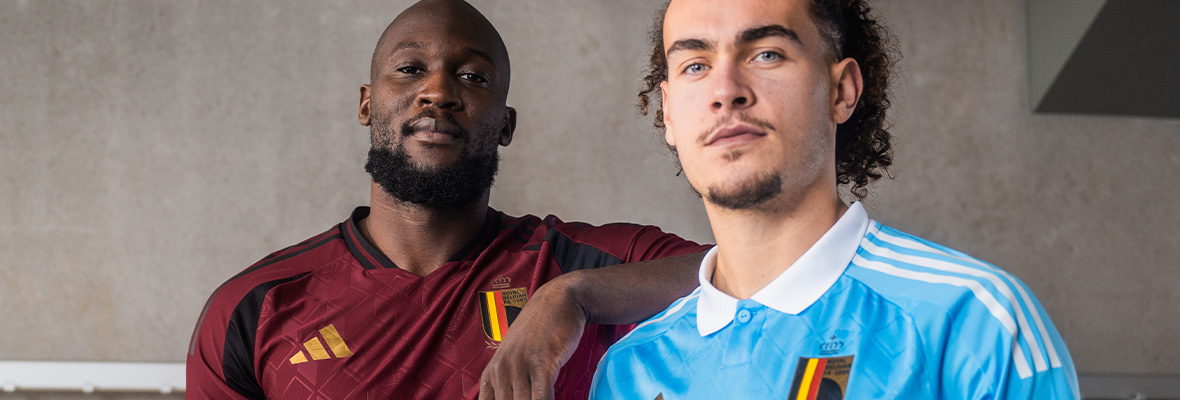 Nouveau maillot domicile élégant pour les Diables Rouges et les Red Flames