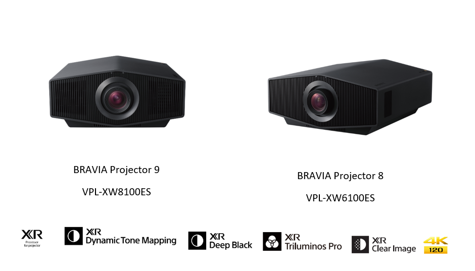 Sony lanserar två nya BRAVIA 4K HDR laserprojektorer med XR Processor