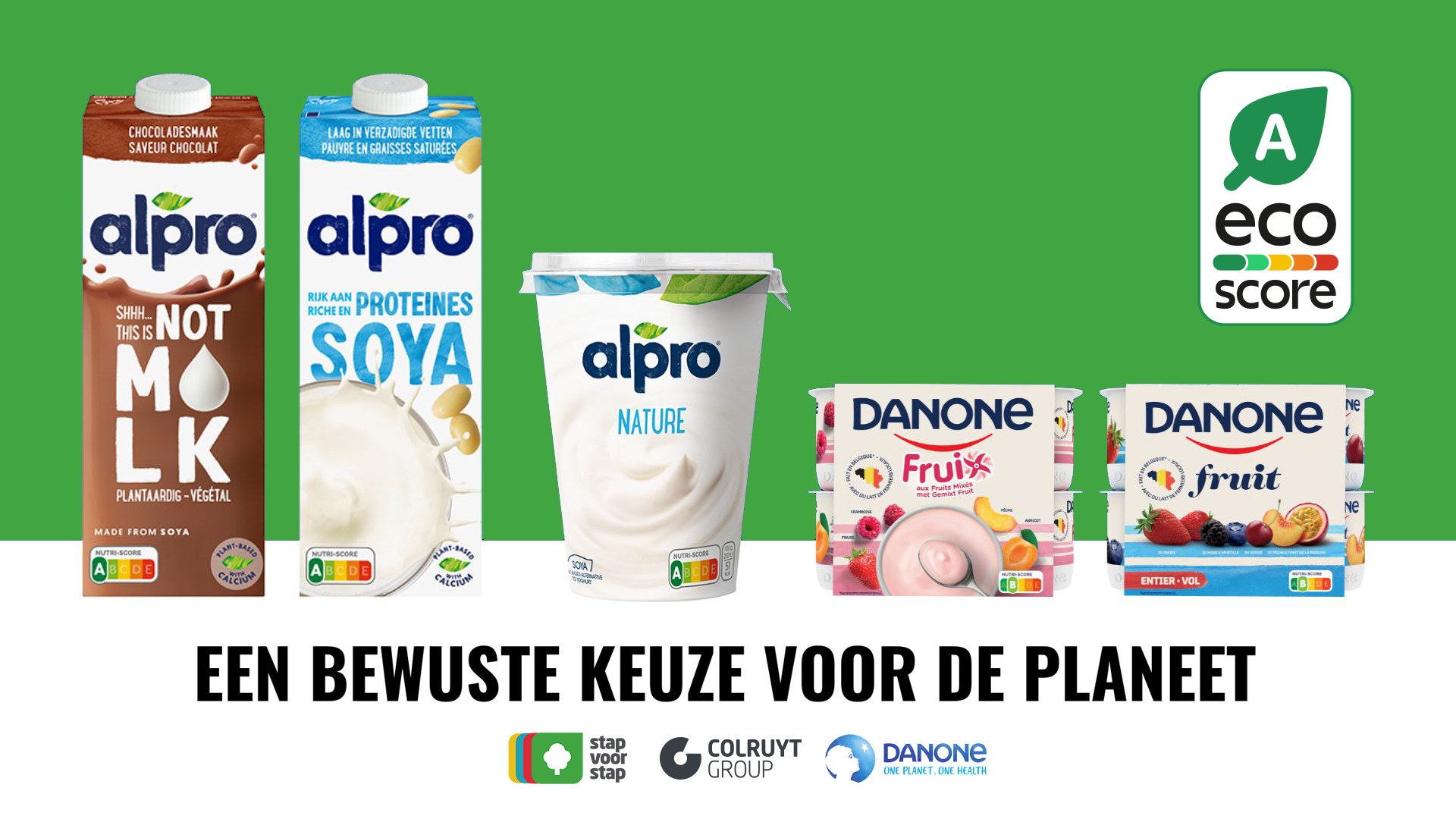 Danone bundelt krachten met Colruyt Group om Eco-score verder uit te ...