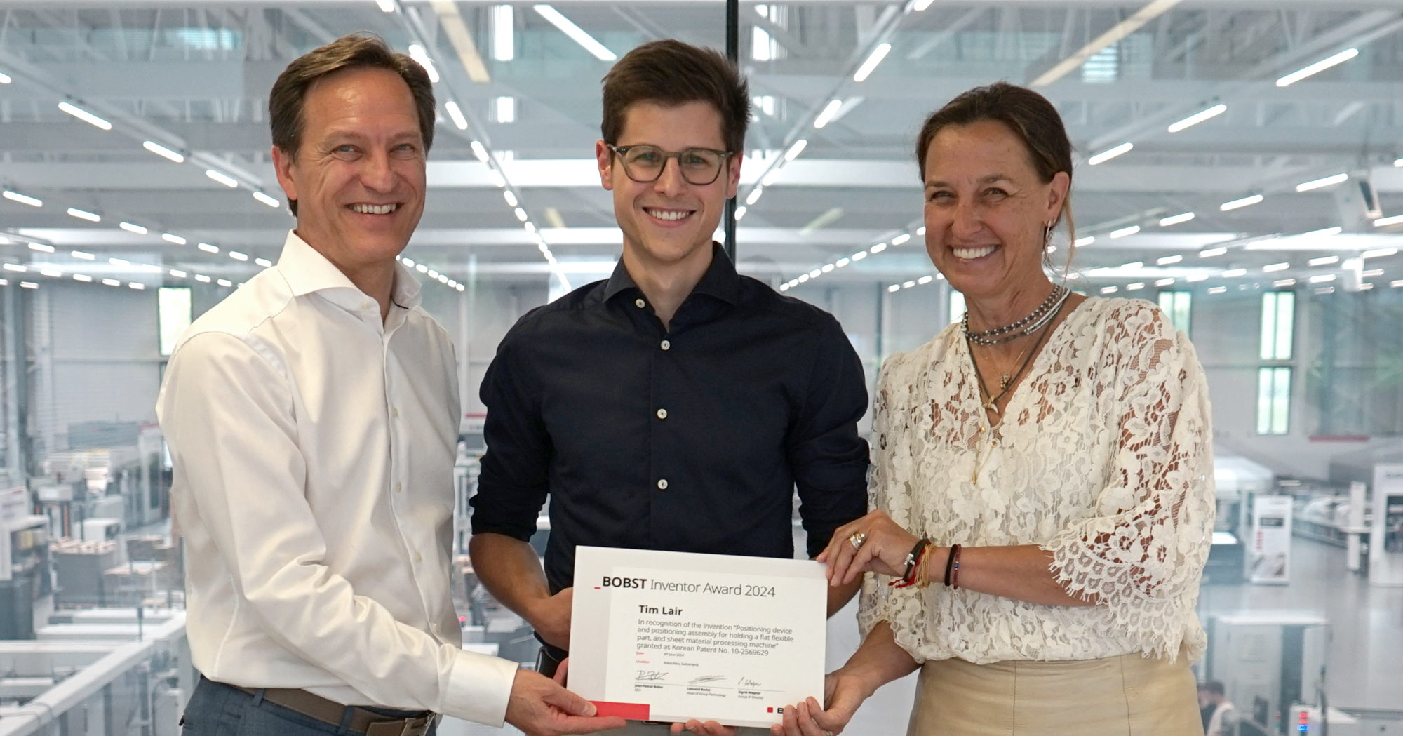 BOBST celebrates employee innovation with the 2024 Inventor Award