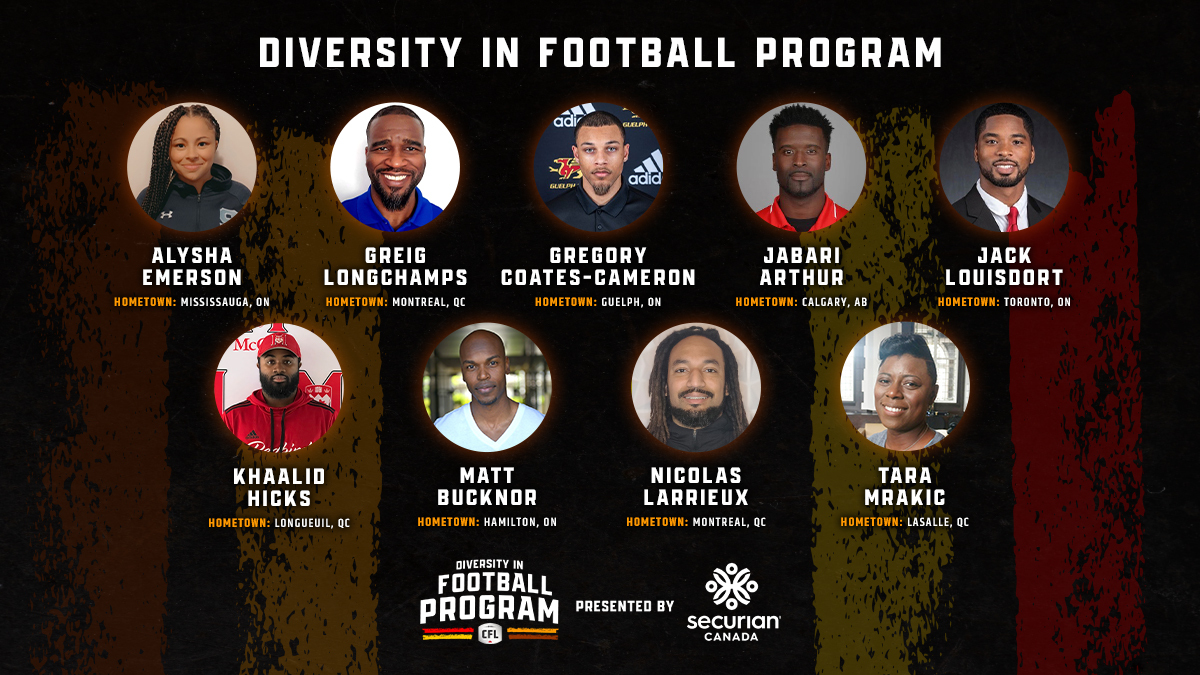 DIVERSITY IN FOOTBALL PROGRAM PRESENTED BY SECURIAN CANADA WELCOMES ...