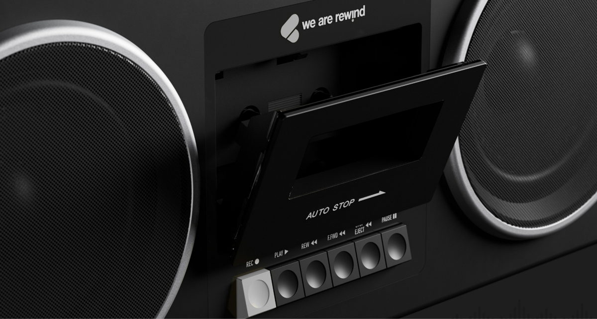 We Are Rewind reveal a next-gen boombox for 2025. Say hi to GB-001.