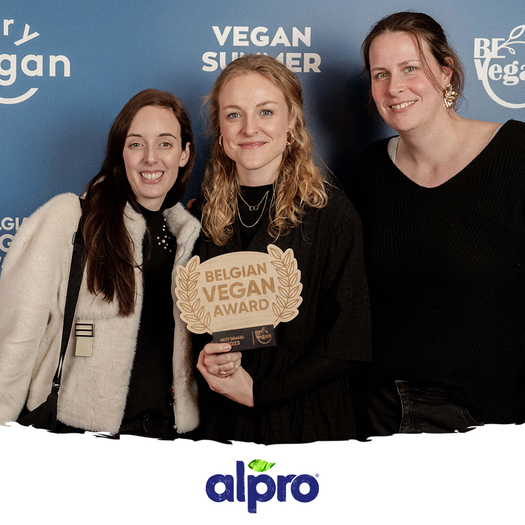 Alpro wint de Best Vegan Award 2023 in België