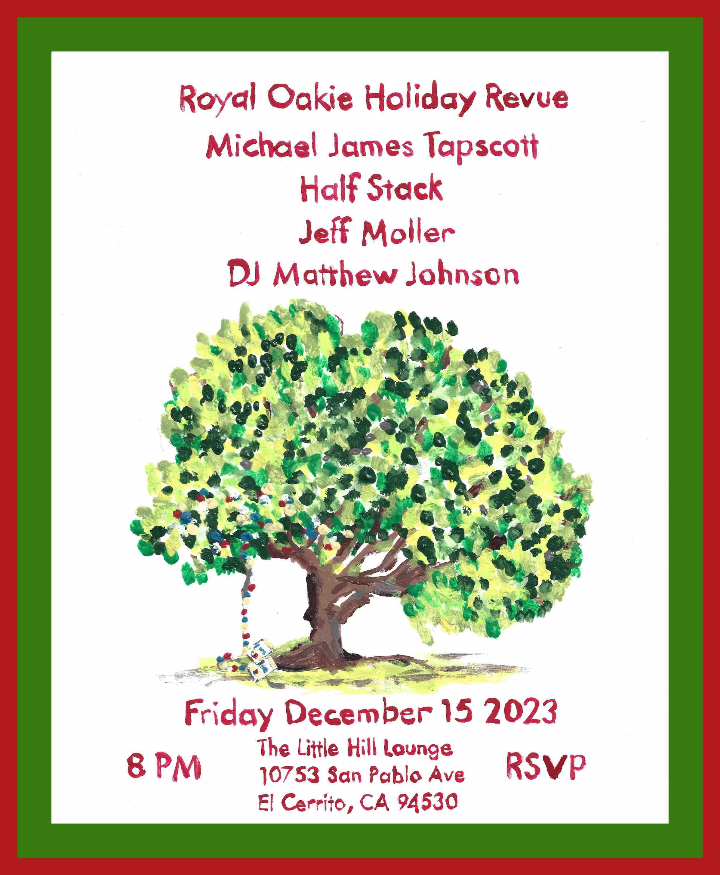 WELCOME TO THE ROYAL OAKIE RECORDS HOLIDAY REVUE...