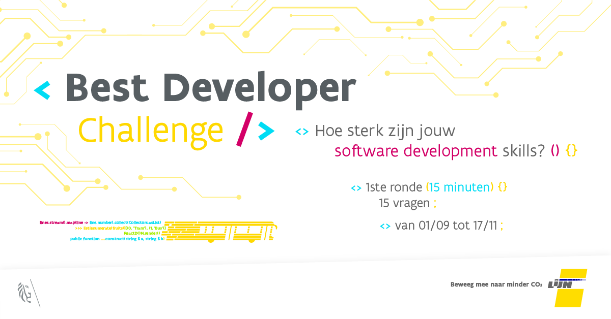Best (Student) Developer Challenge 2023 van De Lijn: een kans voor ...