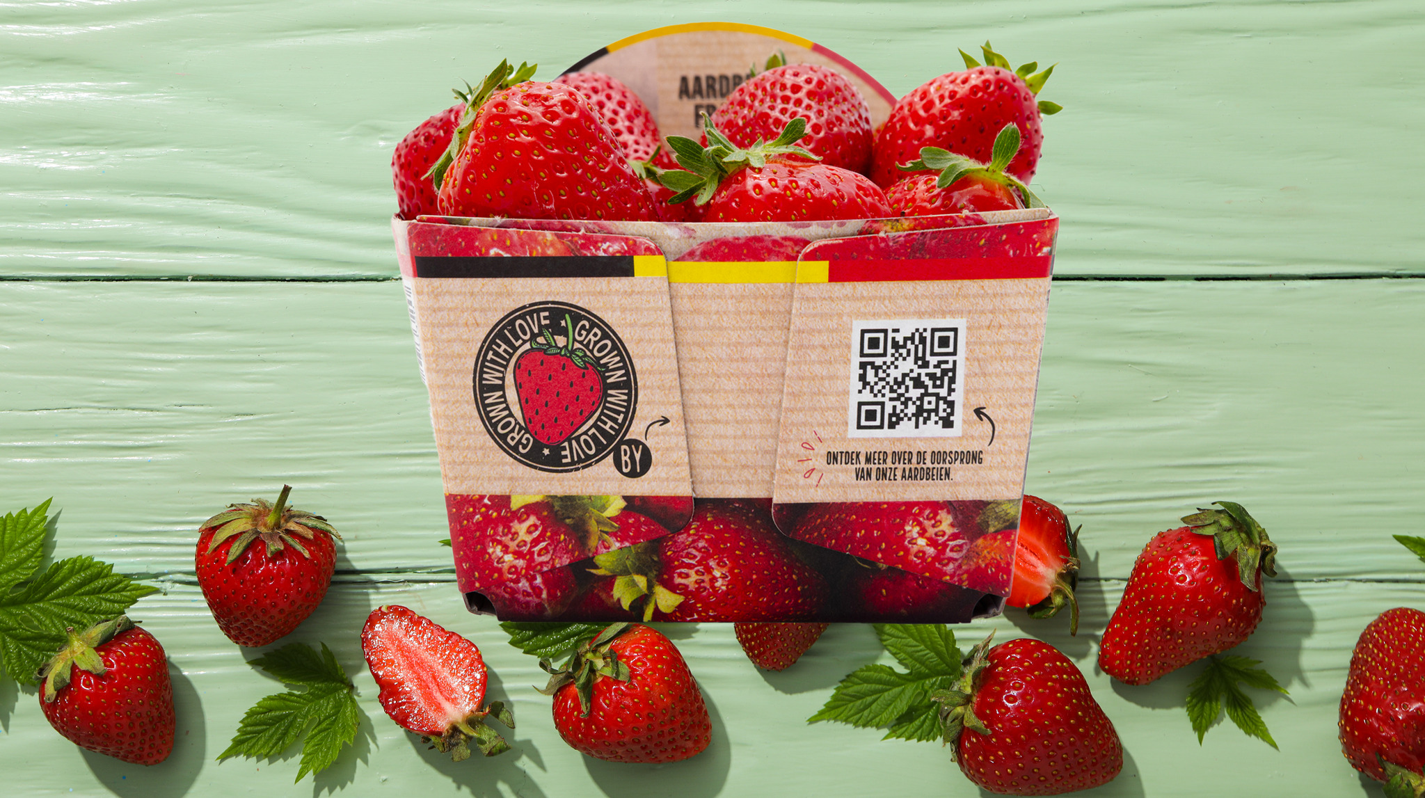 Delhaize supprime l’emballage en plastique pour ses fraises belges