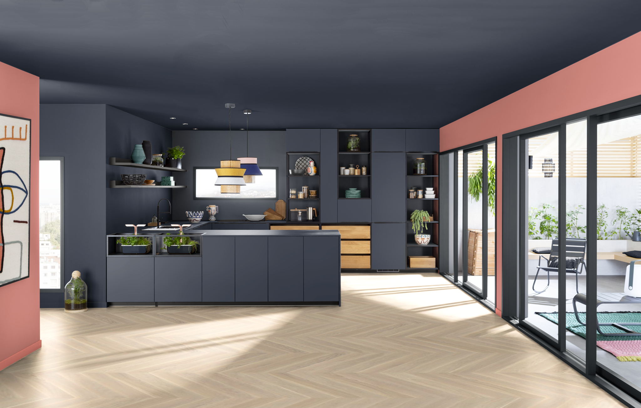 Les nouveautés Mobalpa, de quoi en être bleu